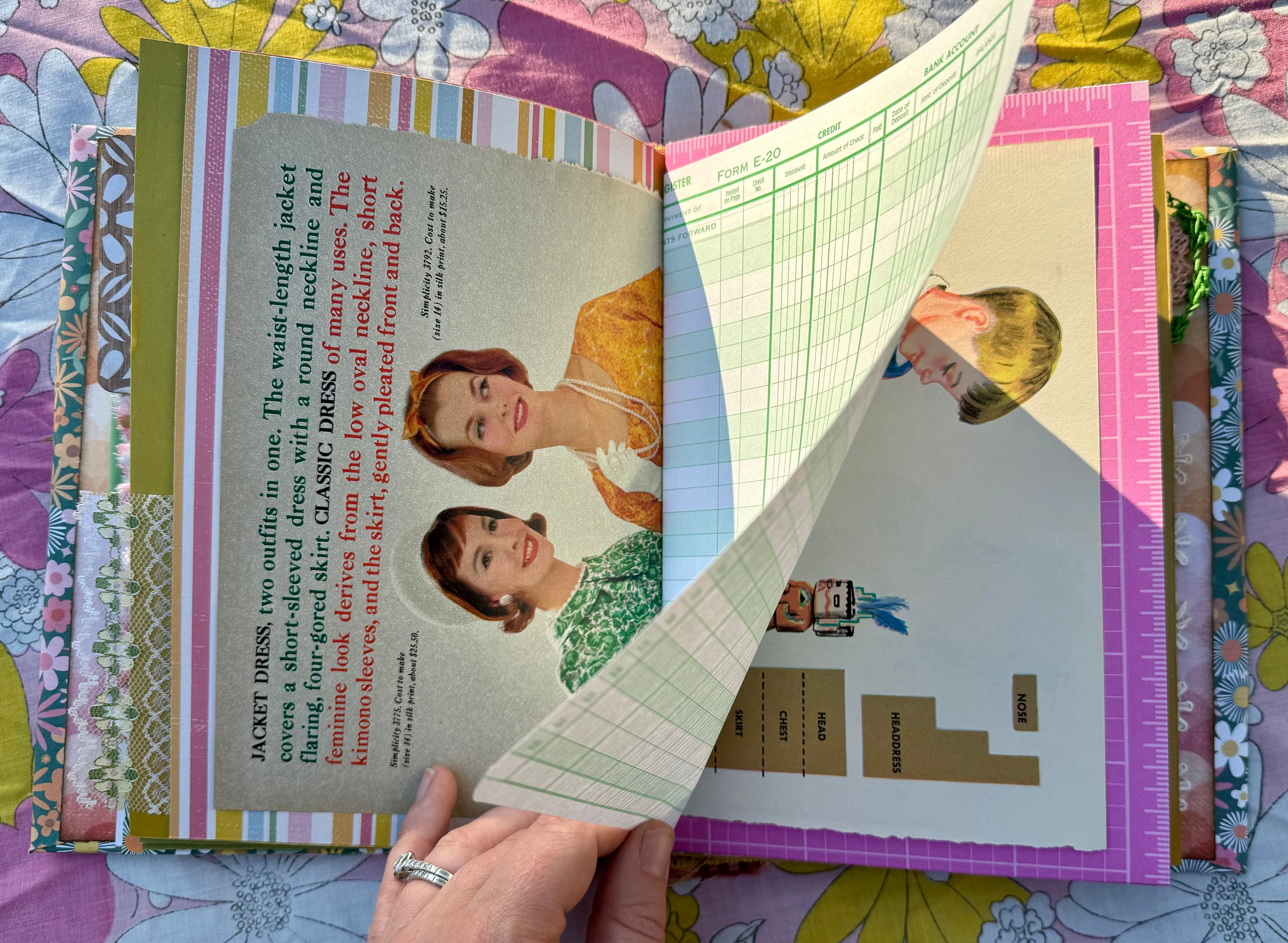 Retro Junk Journal Scrapbook Blank Book Memory Album - Etsy