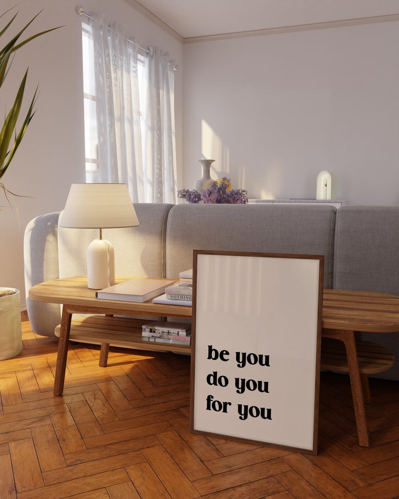 Be You Do You for You Poster, Inspiration Poster, Motivational Art ...