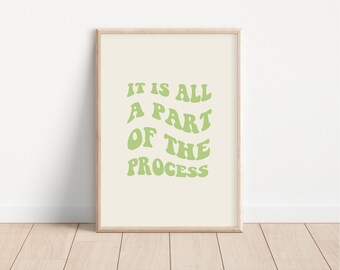 Green Affirmation Poster - Etsy