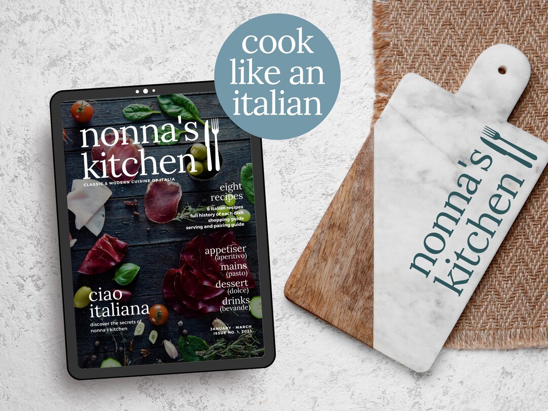 Nonna's Kitchen Subscription | Italian Cookbook | Digital Italian ...