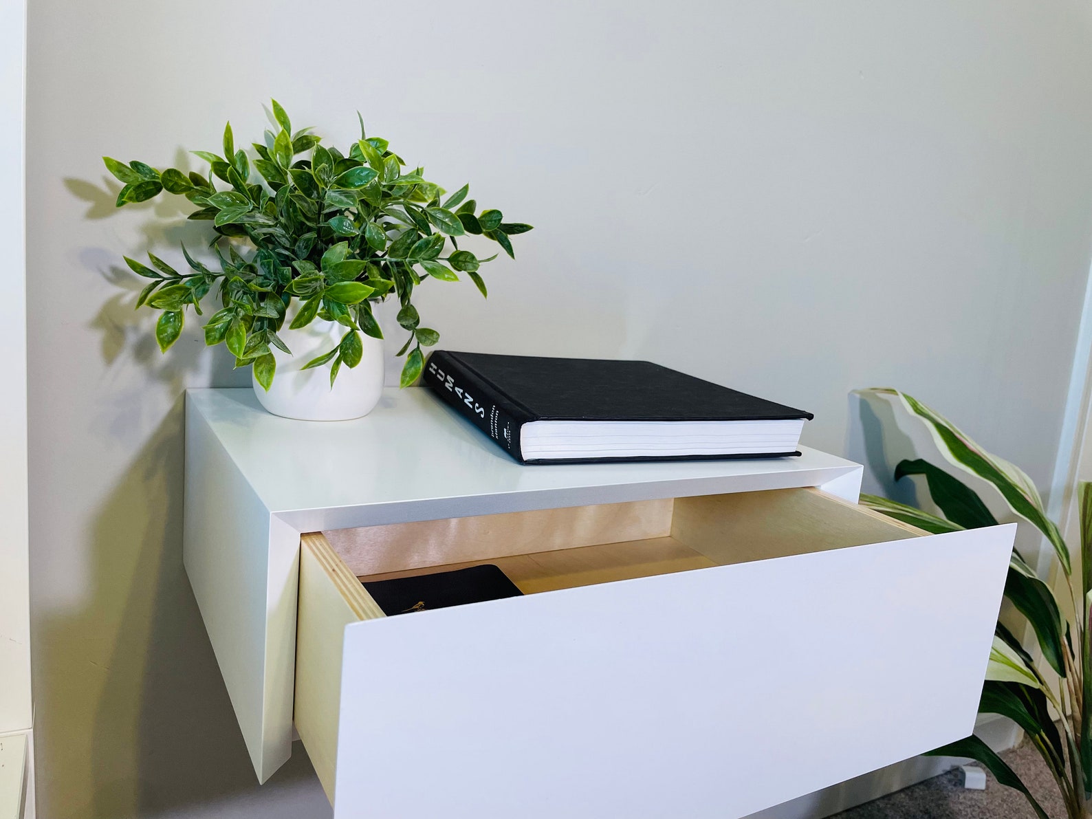 Floating Nightstand With Drawer - Etsy