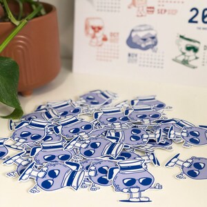 Retro Character Coffee Vinyl Sticker | Laptop Sticker | Coffee Pot ...