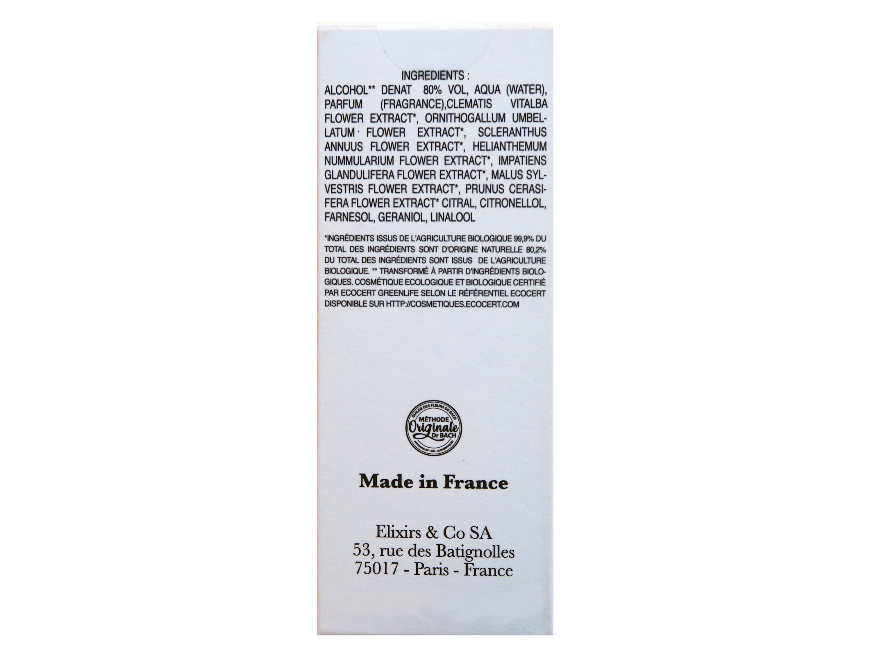 Harmonie De Bach - Les Fleurs De Bach Imported French Natural Plant ...