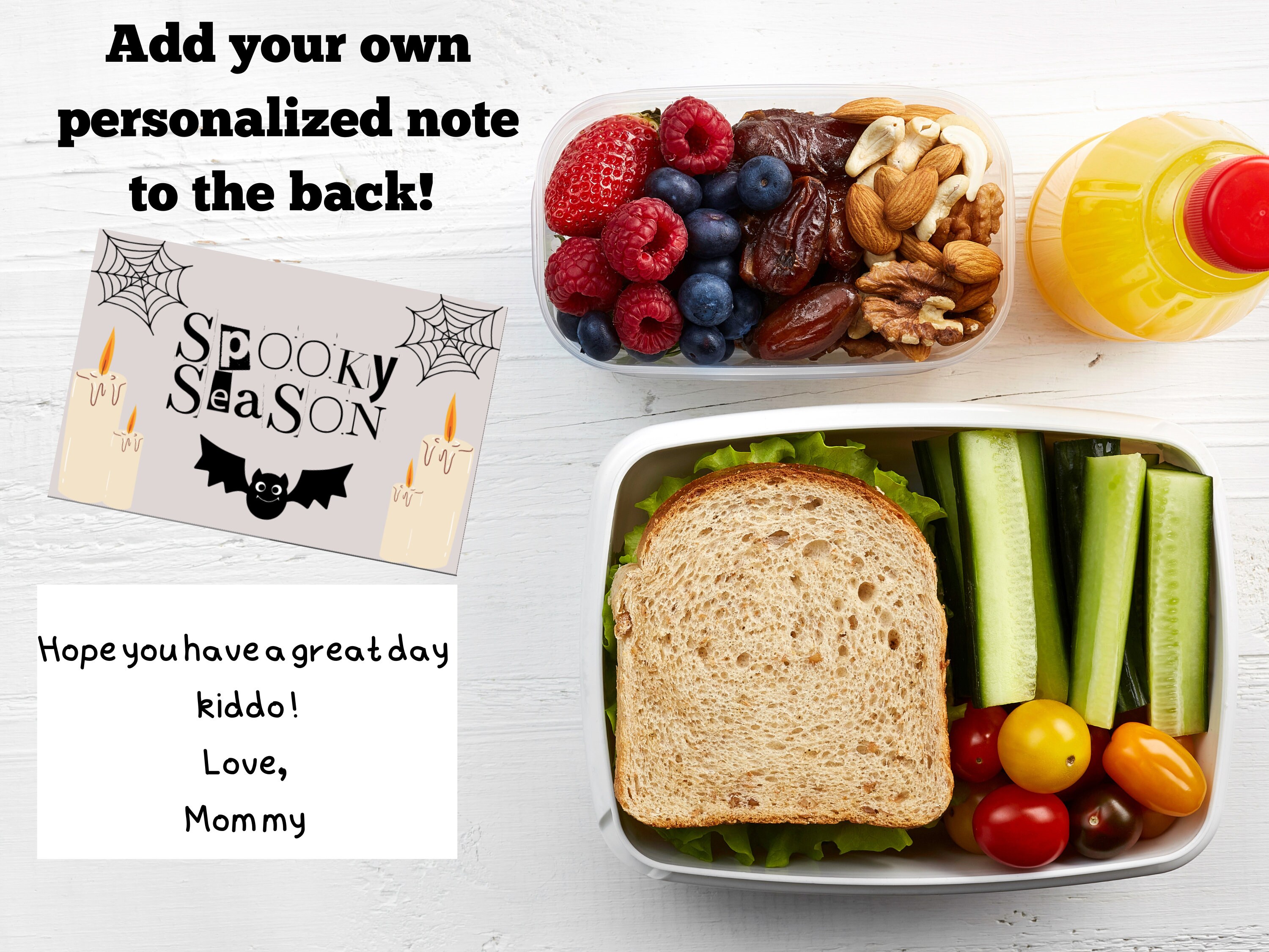 Printable Lunchbox Notes | Halloween | Lunch Box Notes | Lunch Notes ...