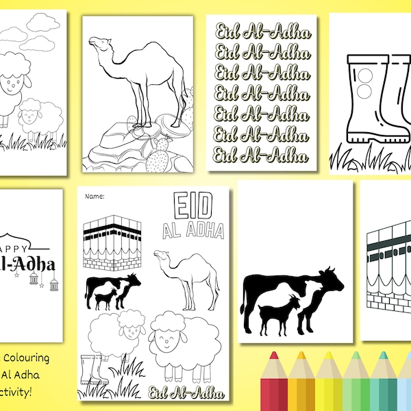 Muslim Kid Colouring - Etsy