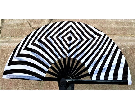 Hypnosis Hand Fan Rave Fan Clack Fan Party Fan - Etsy