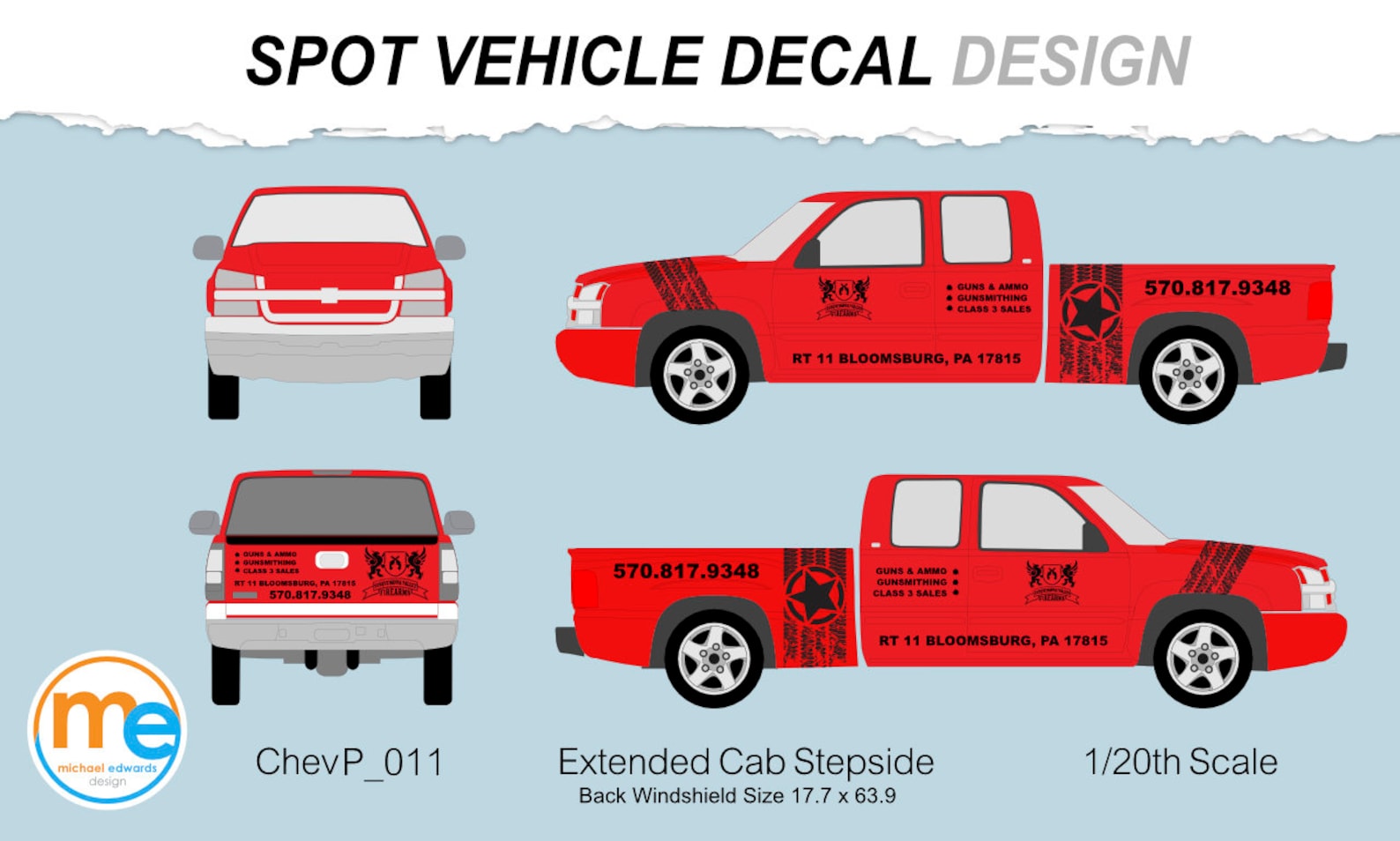 Custom PARTIAL Vehicle Wrap Design - up to 2 Sides - Etsy