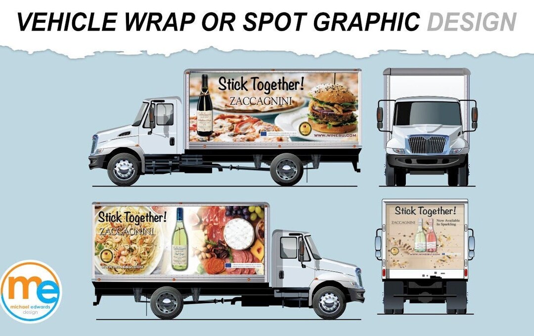 Custom PARTIAL Vehicle Wrap Design - up to 2 Sides - Etsy