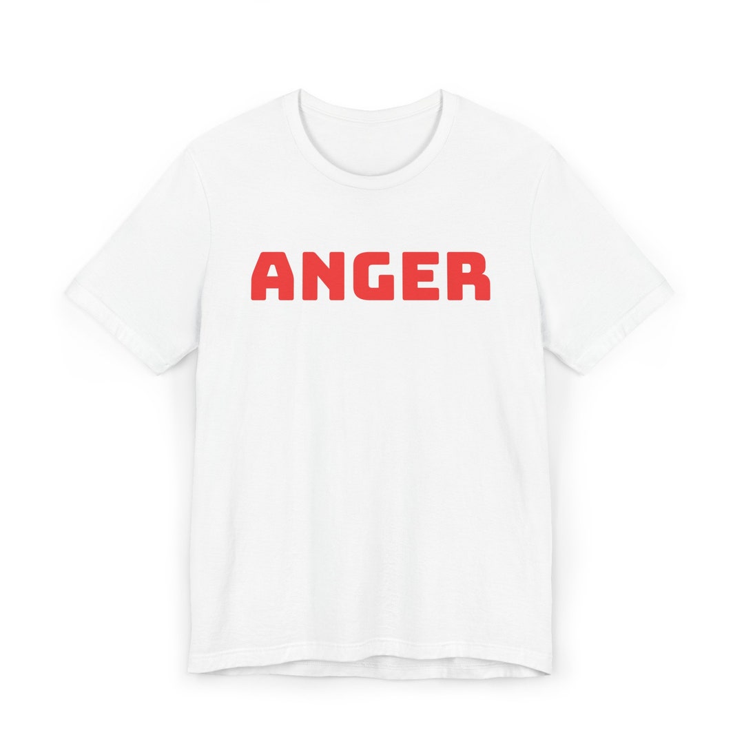 ANGER Emotion T-shirts Unisex Jersey T-shirt - Etsy