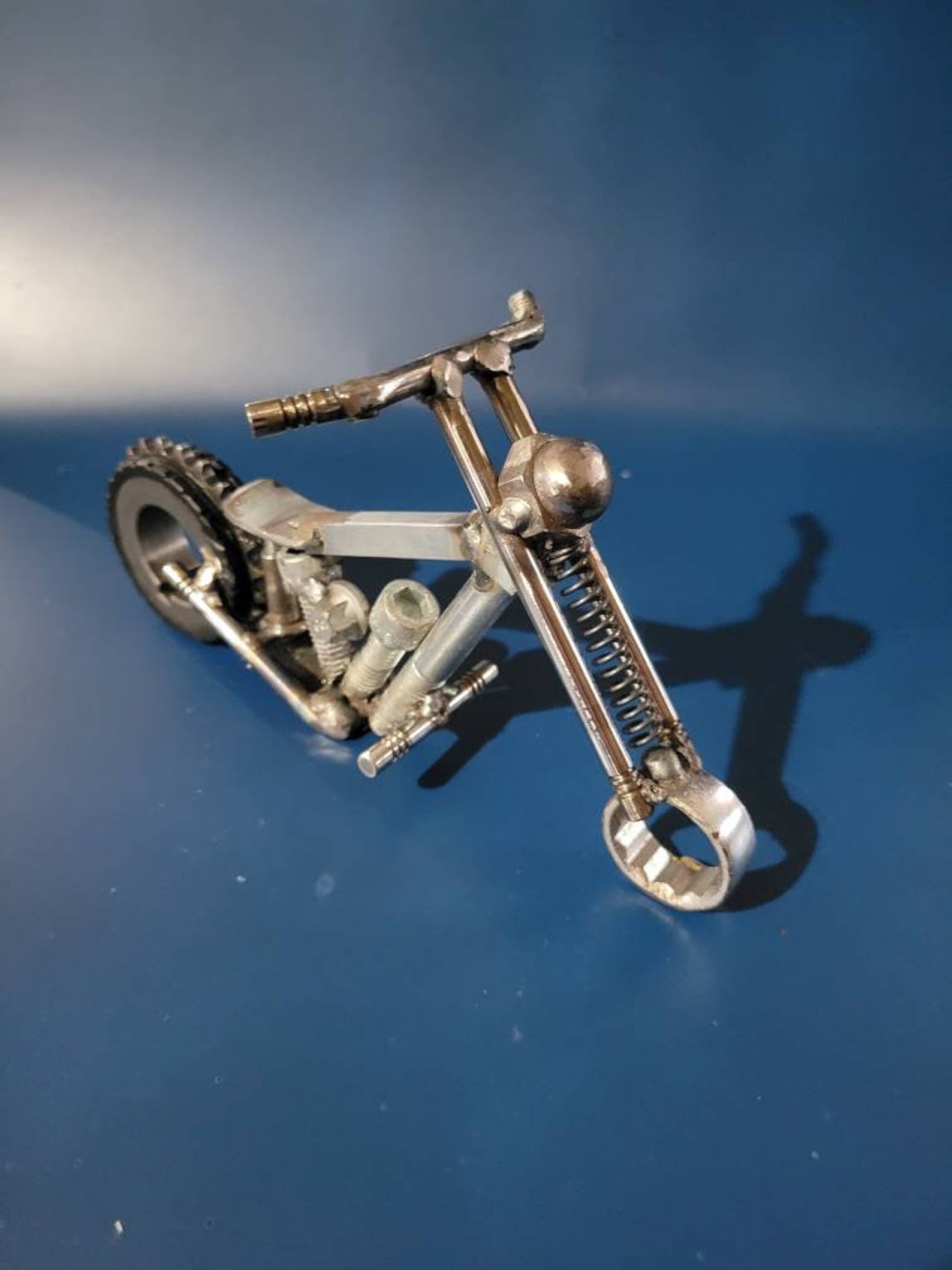 Motorcycle Metal Art - Etsy