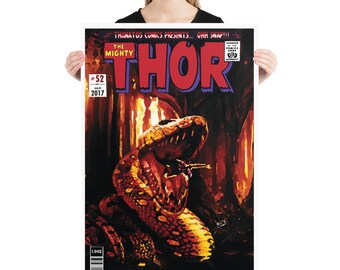 Thor Poster Vintage | Etsy