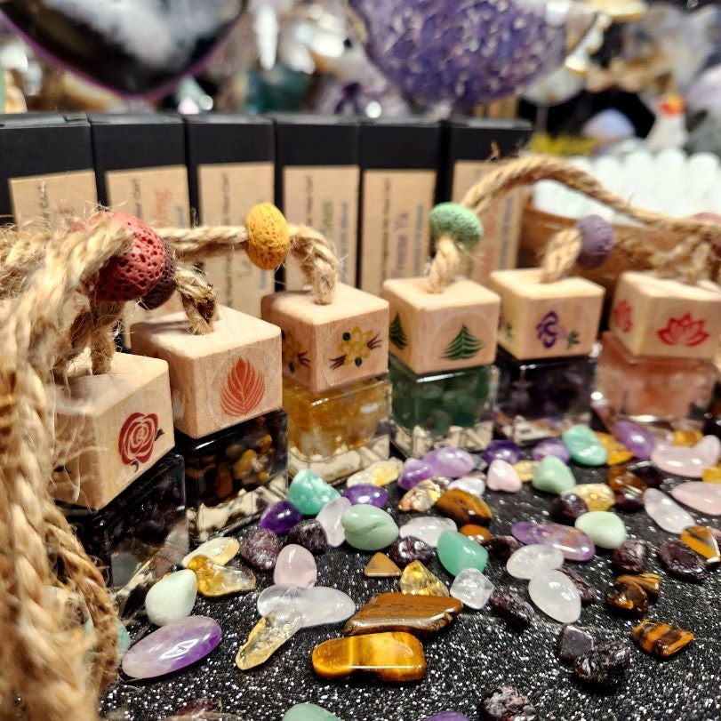 Plant & Gem Blends hanging Plant Diffusers W/gems - Etsy