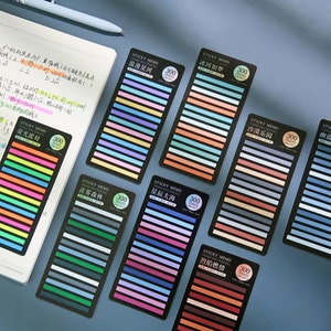 300pcs Thin Sticky Tabs/slim Sticky Notes for Highlighting/reading Tabs ...