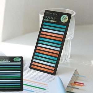 300pcs Thin Sticky Tabs/slim Sticky Notes for Highlighting/reading Tabs ...