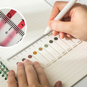 Transparent Sticky Tabs With Ruler /aesthetic Index Sticky Notes/sticky ...