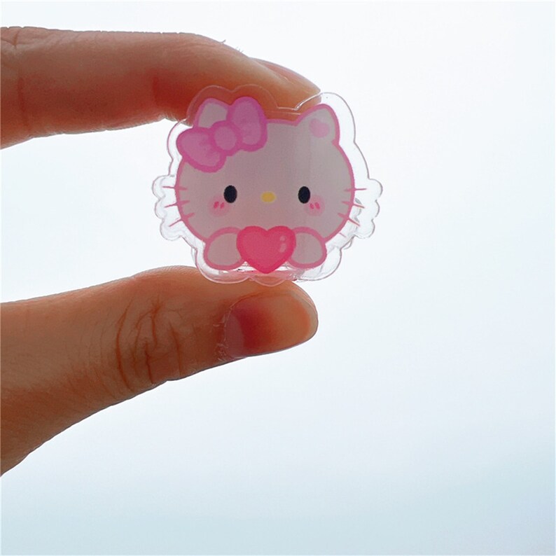 Cute Cartoon Acrylic Paper Clip Kawaii Animal Binder Clip - Etsy