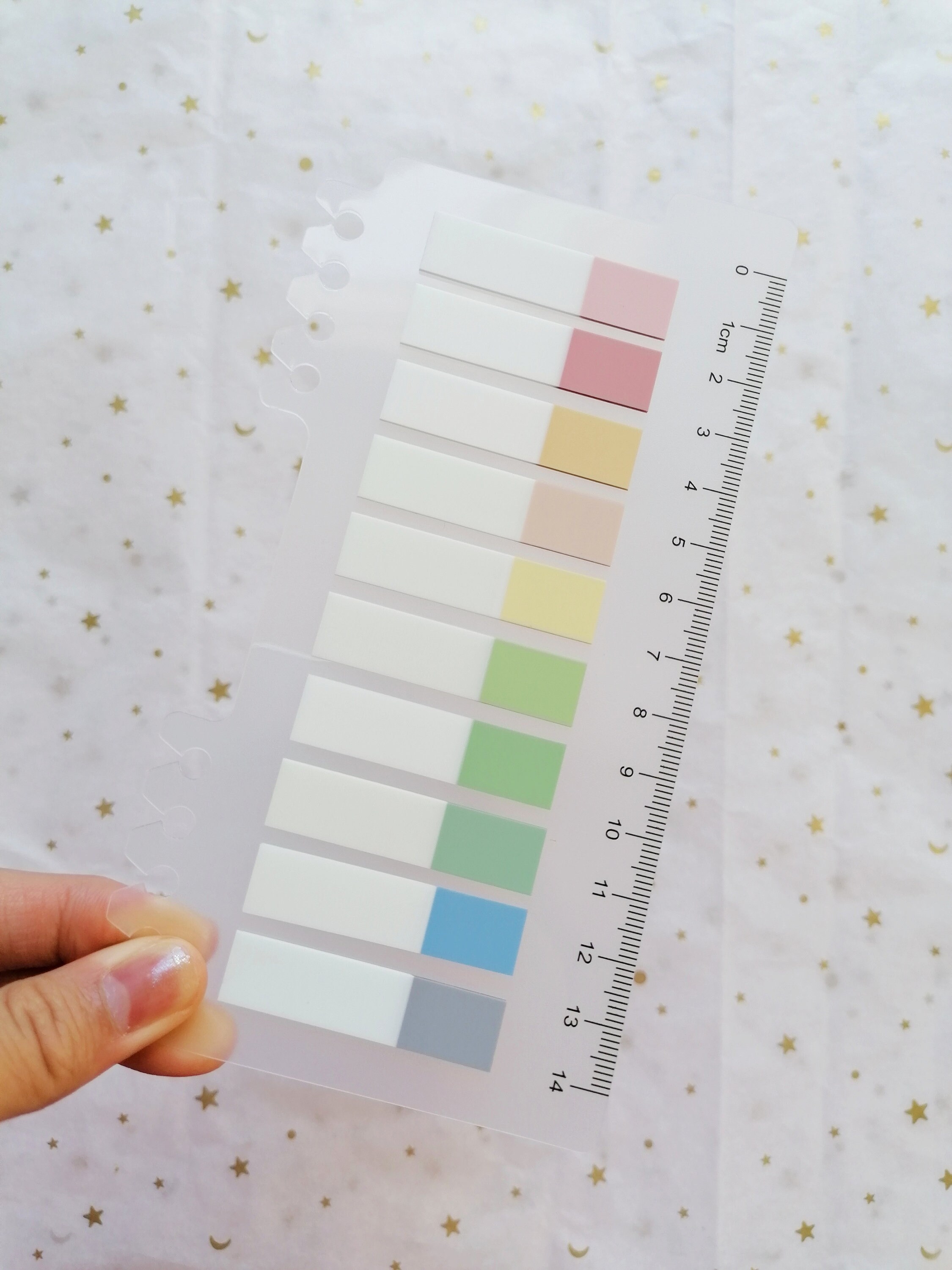 Transparent Sticky Tabs With Ruler /aesthetic Index Sticky - Etsy Canada