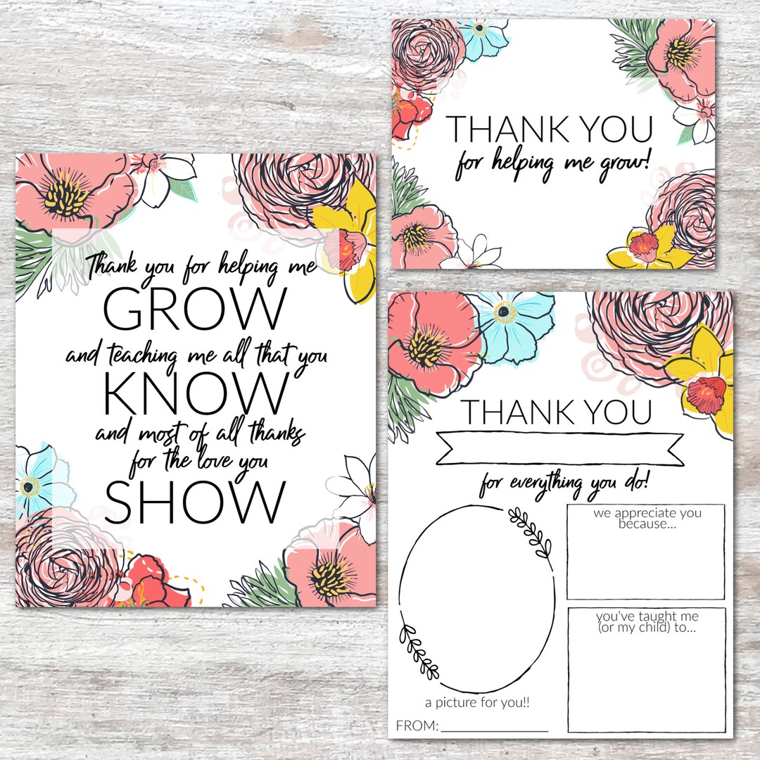 Teacher Appreciation Printable Value Bundle | Appreciation Week | Fill ...