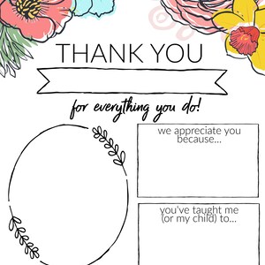 Teacher Appreciation Printable Value Bundle | Appreciation Week | Fill ...