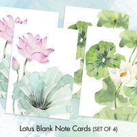Personalized Lotus Flower Birthday Card: Floral Greeting, 5x7 With ...