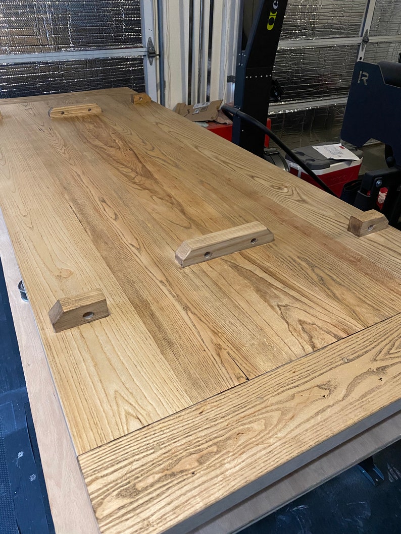 Breadboard End Trestle Table - Etsy