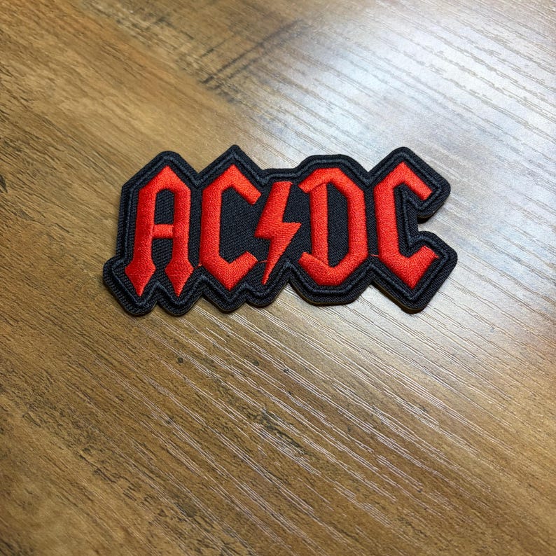 ACDC Embroidered Iron-on Patches, Rock N Roll Band Set of 5 - Etsy