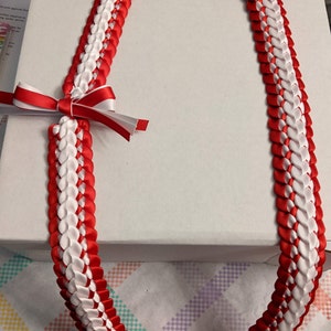 Graduation Ribbon Lei- Double Braid - Etsy