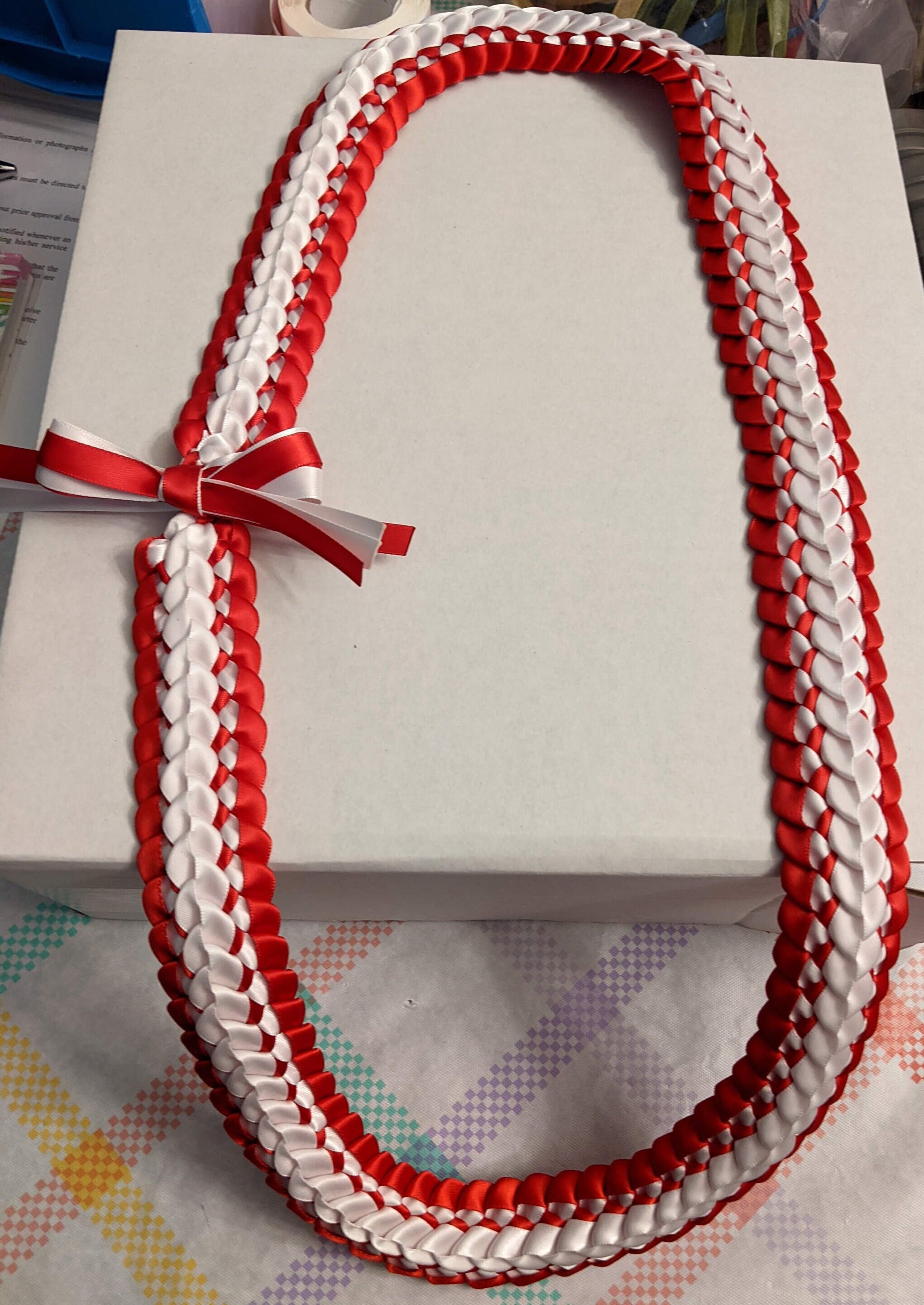 Graduation Ribbon Lei- Double Braid - Etsy