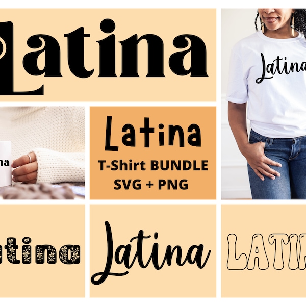 Latina Svg - Etsy
