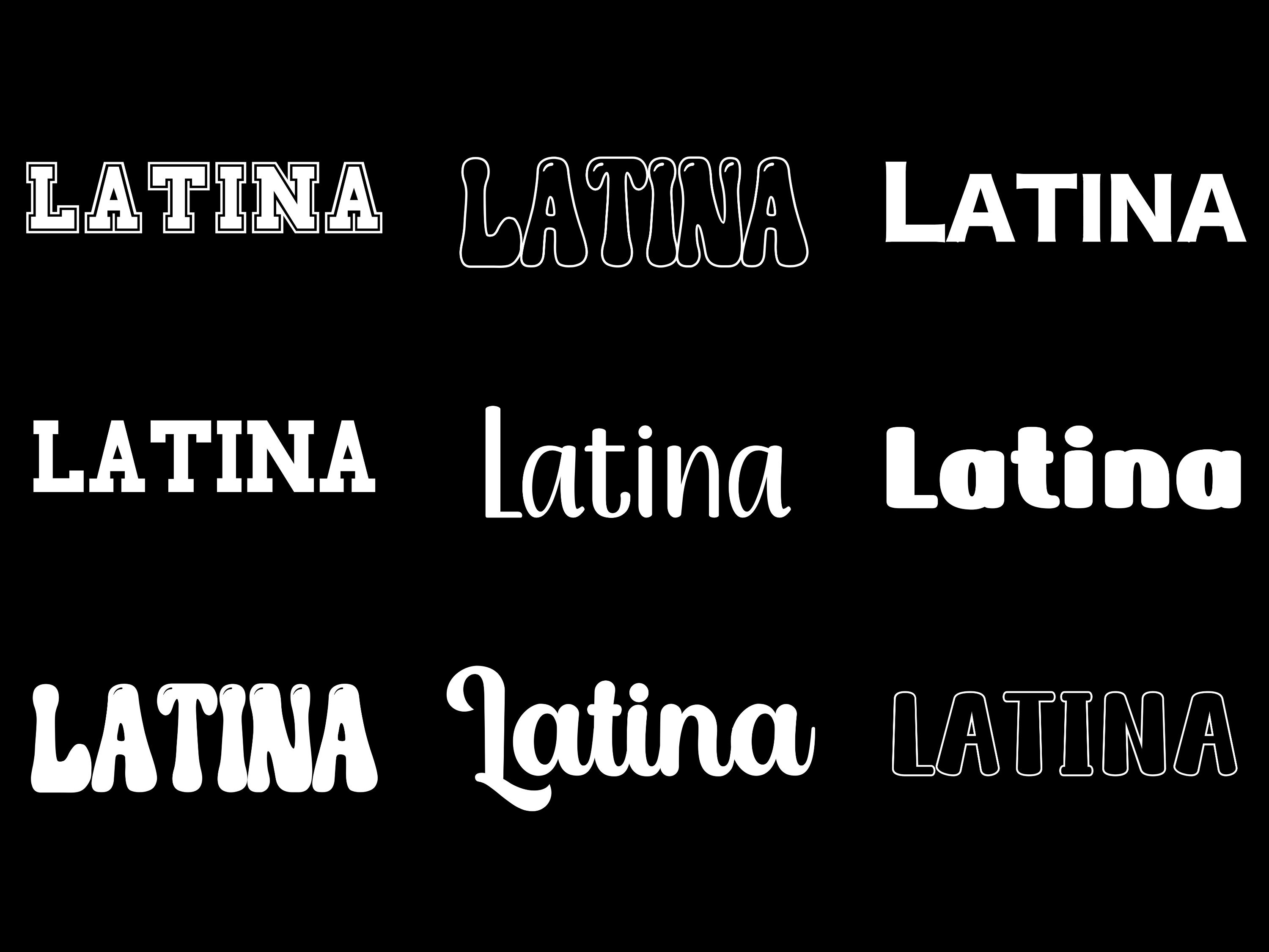 Latina SVG Design Bundle of 22, Latino SVG Design Bundle, Chicana ...