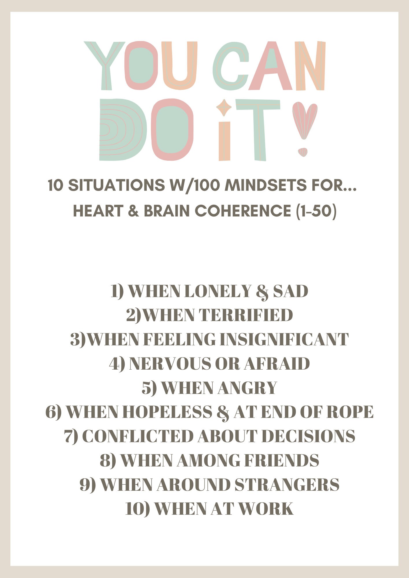 20 Day Challenge affirmation to Mindset, Custom Mindset Affirmations - Etsy