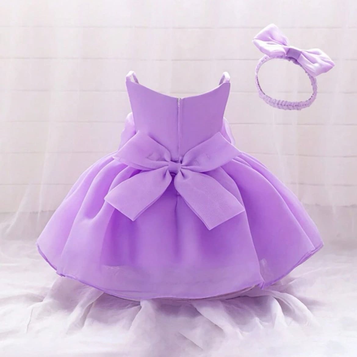 Baby/infant/toddler (girls) Purple Baby Girl Birthday Dress Party Dress ...