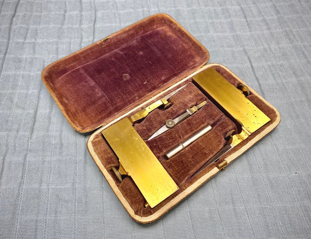 Cased Set of Trammel Points, 19th Century - Etsy