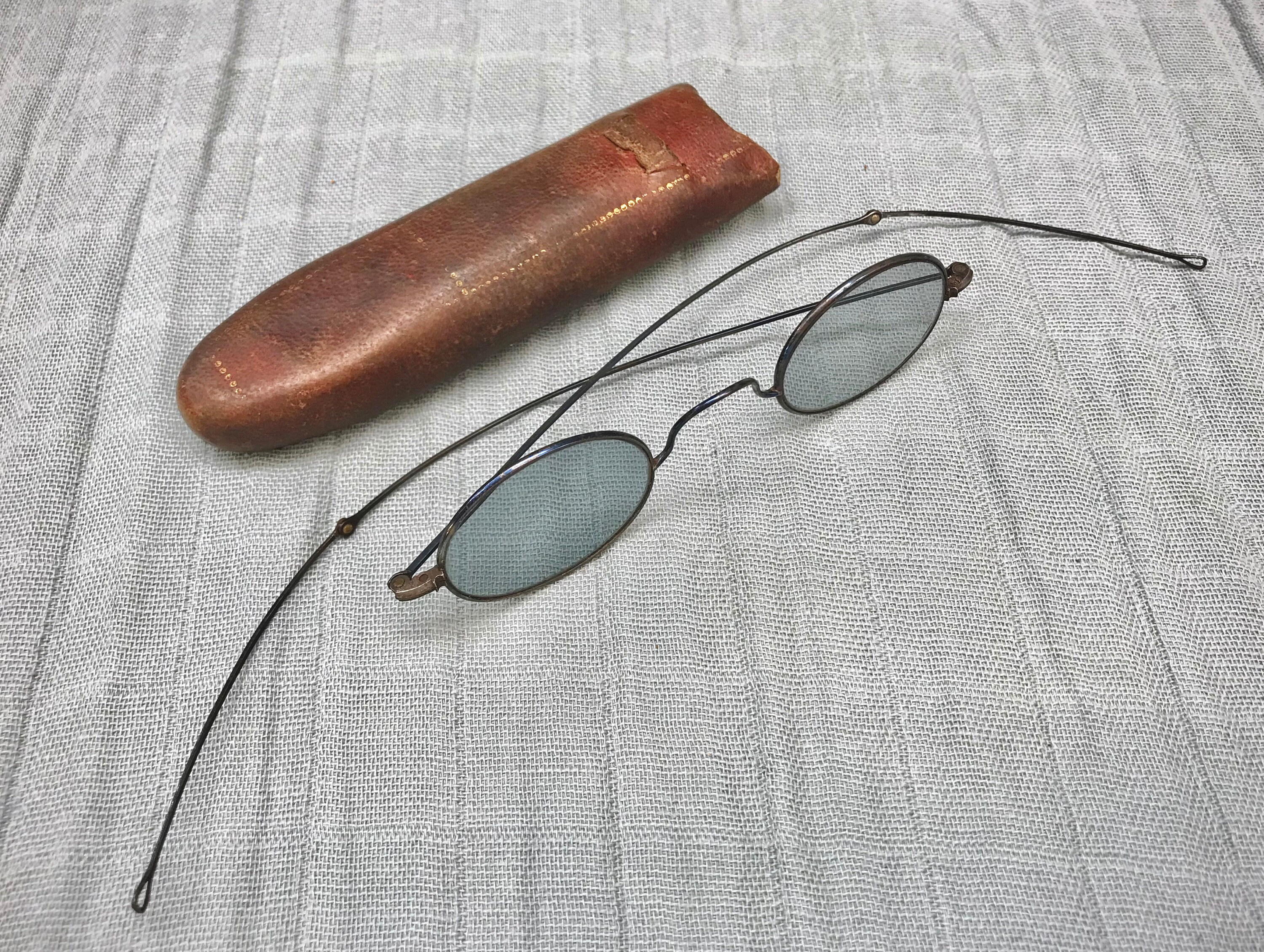 18th Century Spectacles W/ Tinted Lenses and Blued Steel - Etsy