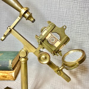 Georgian Microscope W/ Mechanical Stage, Circa 1820, Jones Most ...