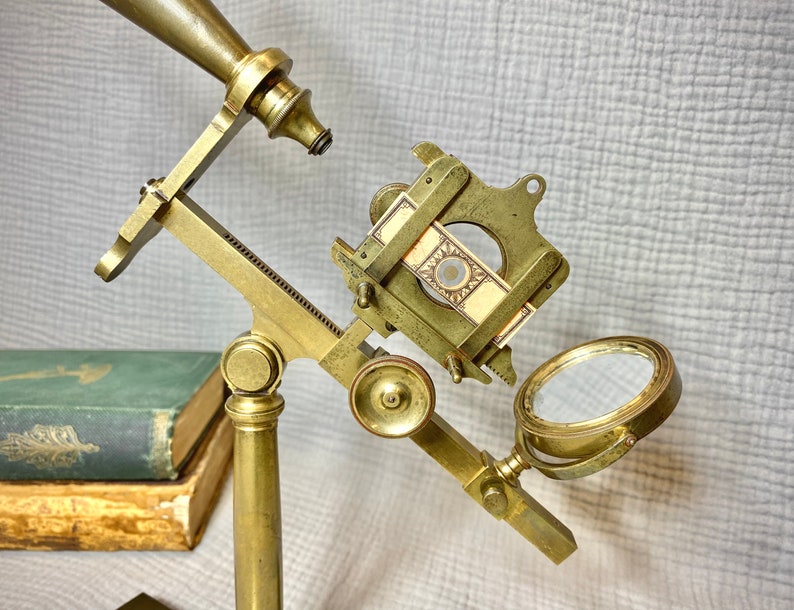 Georgian Microscope W/ Mechanical Stage Circa 1820 Jones - Etsy