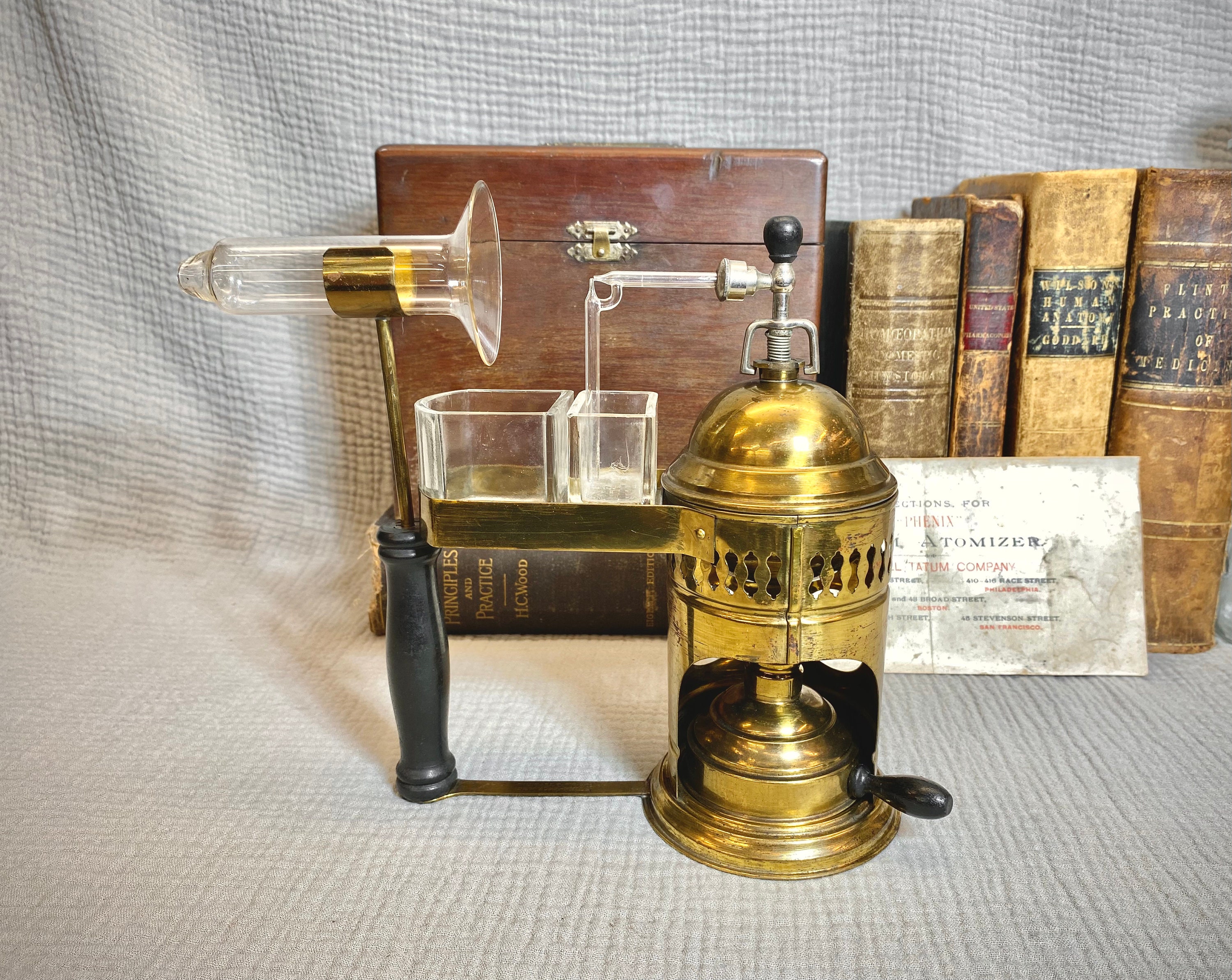 Steam Atomizer W/ Case, Whitall Tatum Co, Antique Vaporizer, Victorian ...