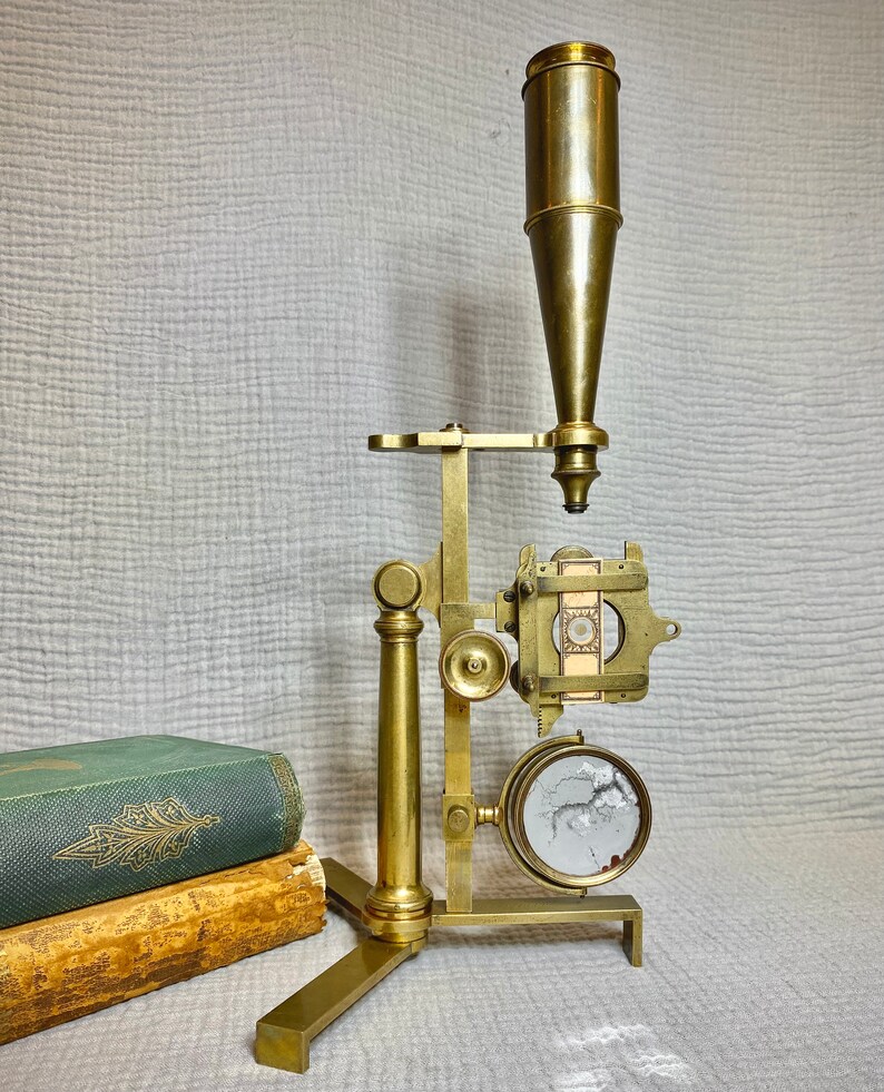 Georgian Microscope W/ Mechanical Stage Circa 1820 Jones - Etsy