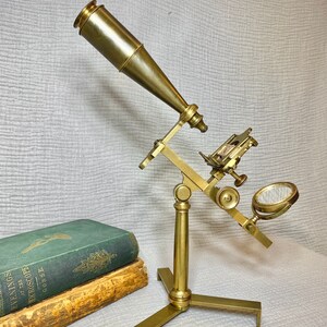 Georgian Microscope W/ Mechanical Stage, Circa 1820, Jones Most ...