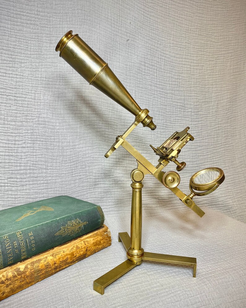 Georgian Microscope W/ Mechanical Stage Circa 1820 Jones - Etsy