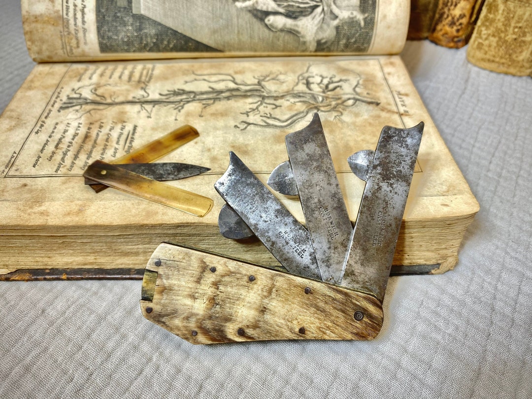 Bloodletting Fleam SIGNED Borwick Fleam W/ Thumb-lancet in - Etsy