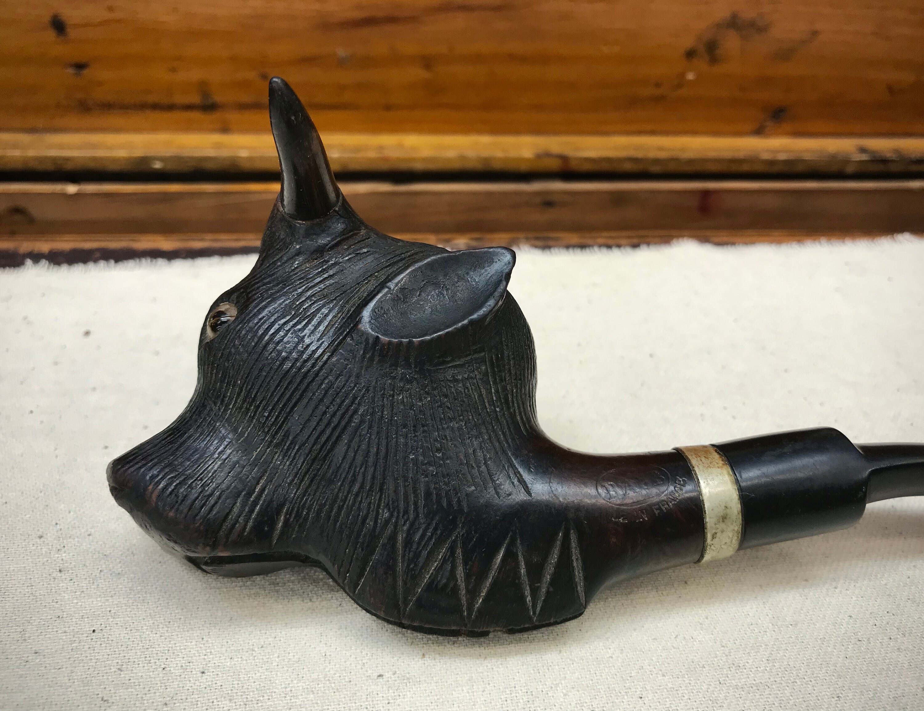 Briar Bull Pipe, French RAOB, Hand-carved - Etsy