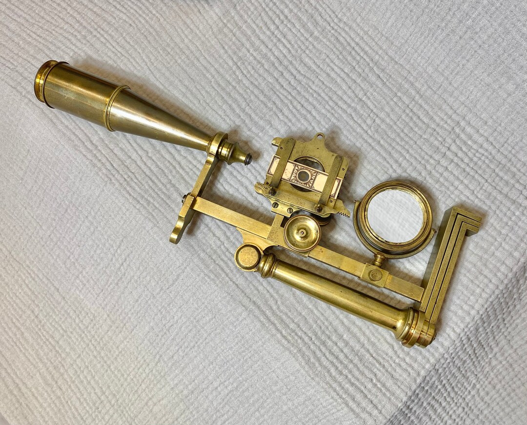 Georgian Microscope W/ Mechanical Stage, Circa 1820, Jones Most ...