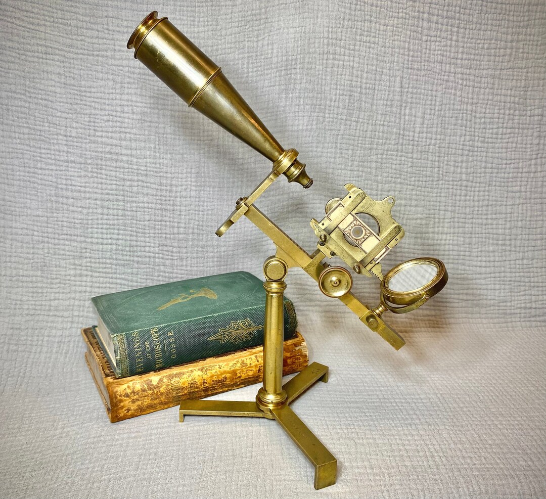 Georgian Microscope W/ Mechanical Stage, Circa 1820, Jones Most ...