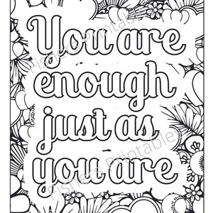 20 Motivational and Inspirational Quote Coloring Pages for Adults and ...