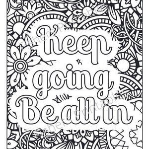 20 Motivational and Inspirational Quote Coloring Pages for Adults and ...