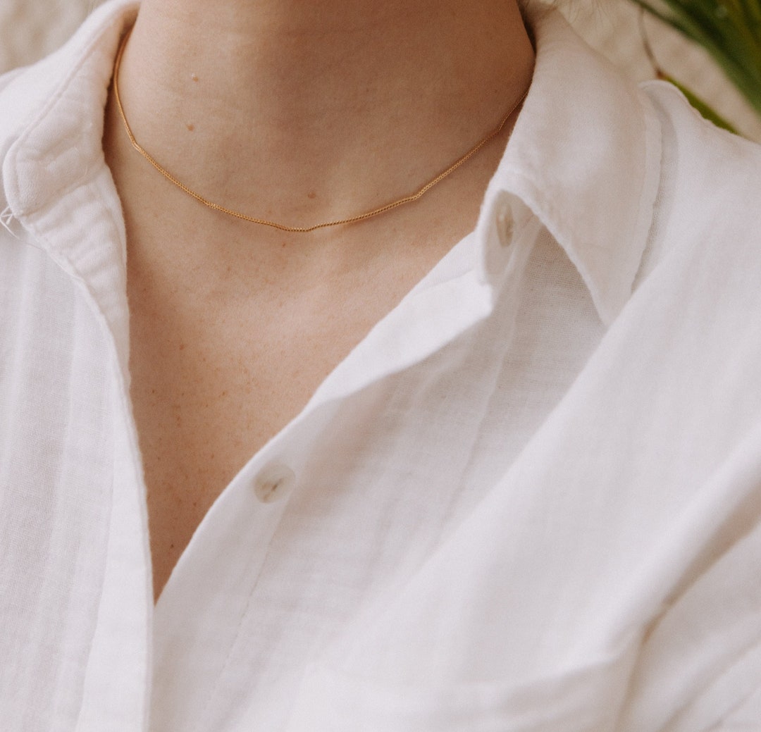 Foxtail Chain, Gold Filled, High Quality, Layering Necklace, Dainty ...