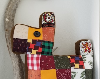 Patchwork Dog Plush - Etsy