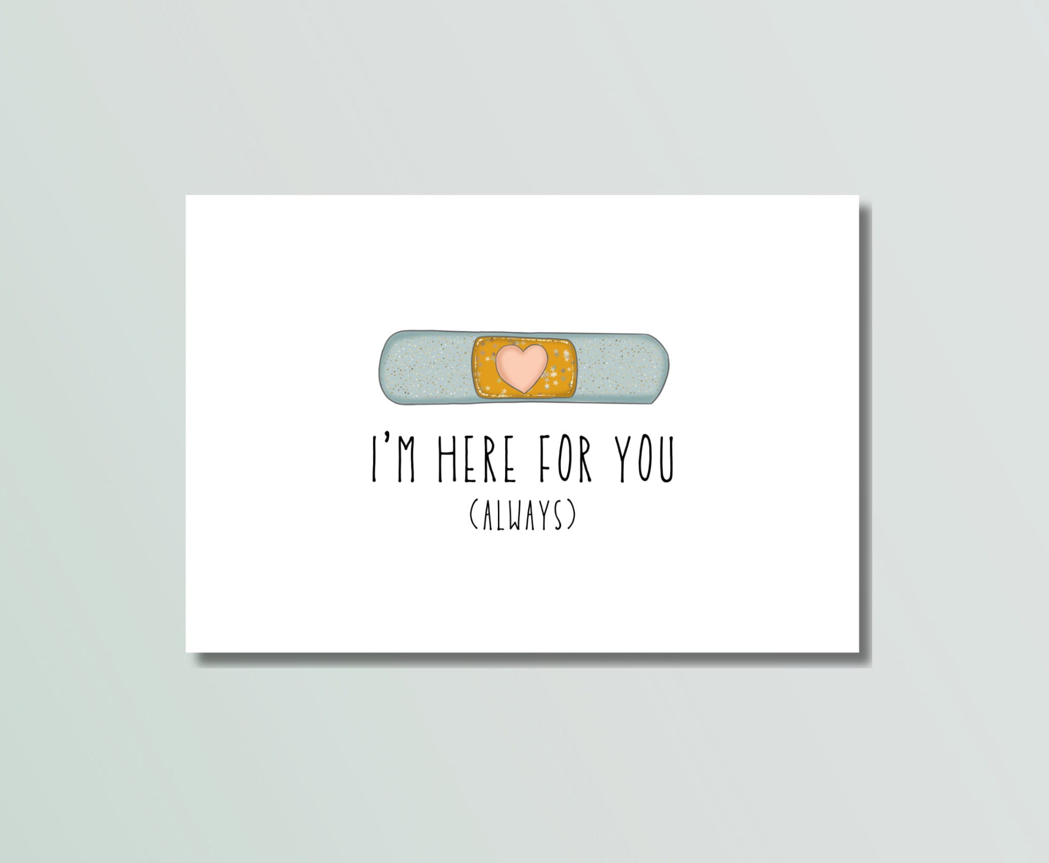 2 Printable I'm Here for You Always Cards, Friendship Card, Bestfriend ...