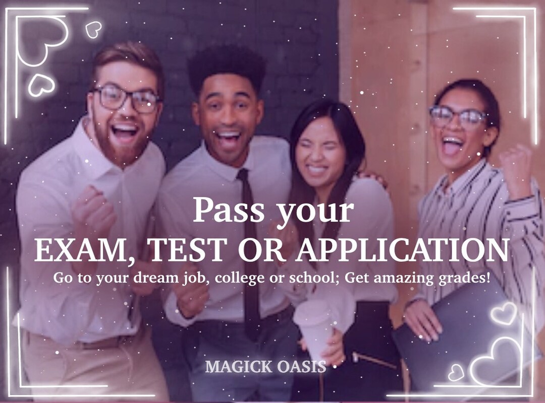 PASS Your APPLICATION or TEST Spell: Get the Dream Job! Pass Tests! Go ...